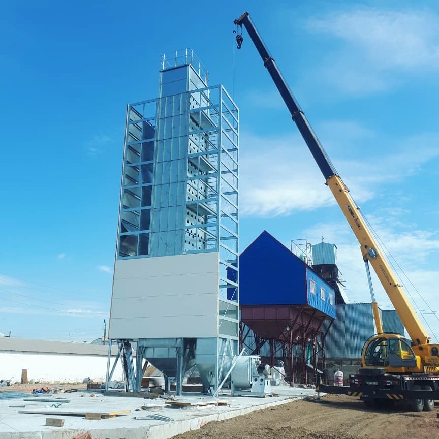 Строительство мини элеватора в Осакаровском районе с узлом приемки ...
